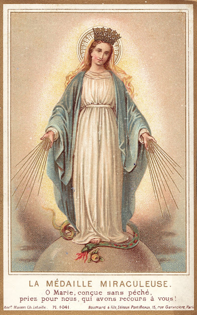 Holy Card Heaven: Our Lady of the Miraculous Medal: Feast Day, November 27