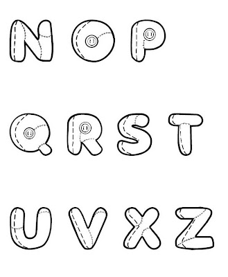 Letras minúsculas moldes - Imagui