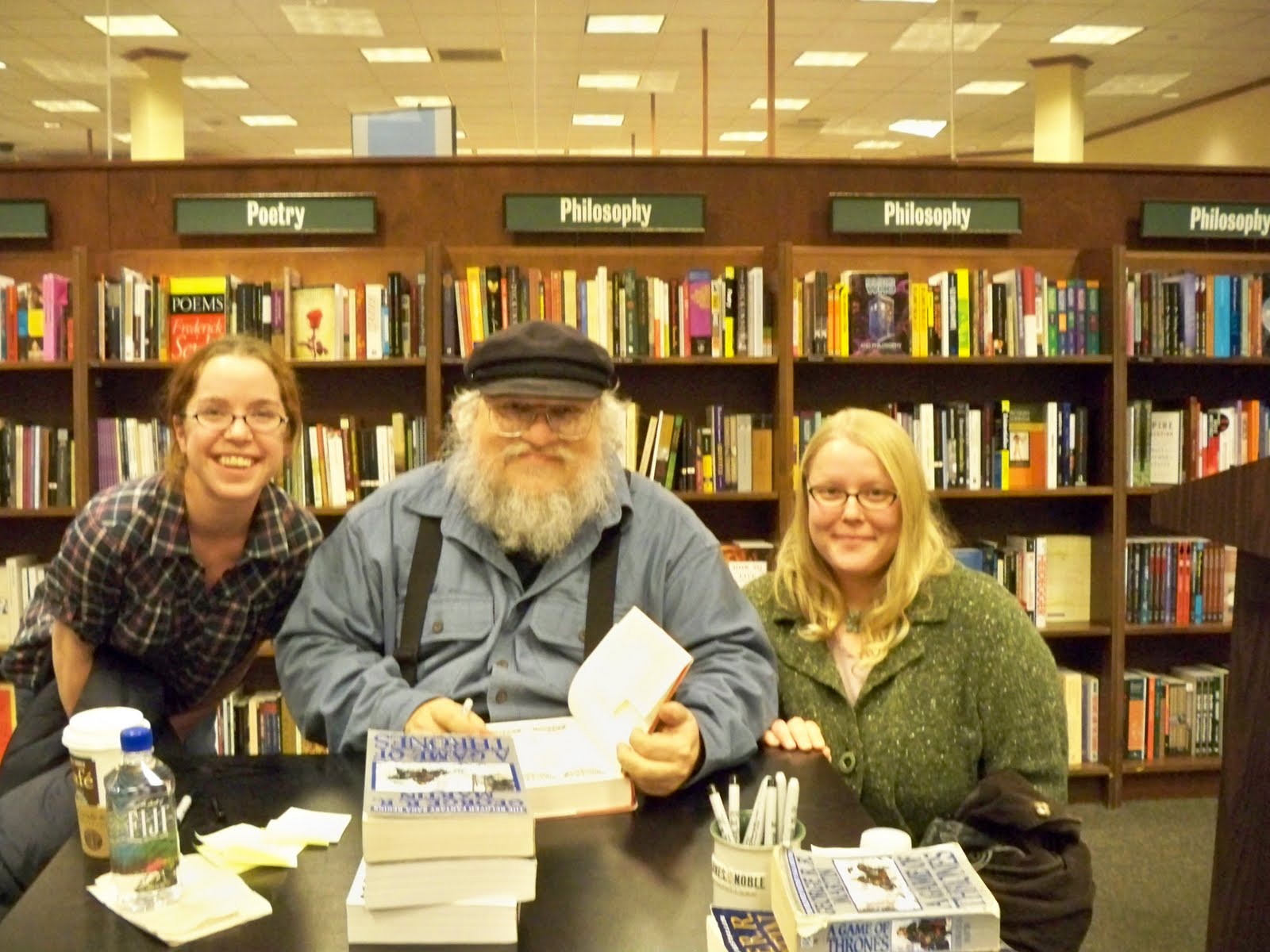 red headed book child: George R.R. Martin Book Signing