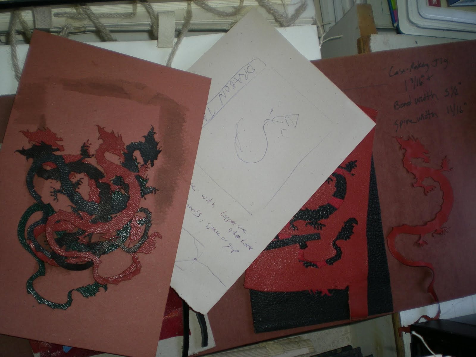 The Gilded Leaf: Fine Bookbinding & Restoration: Dragons and Black Leather