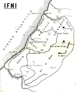 fotos de sidi ifni: mapa de ifni