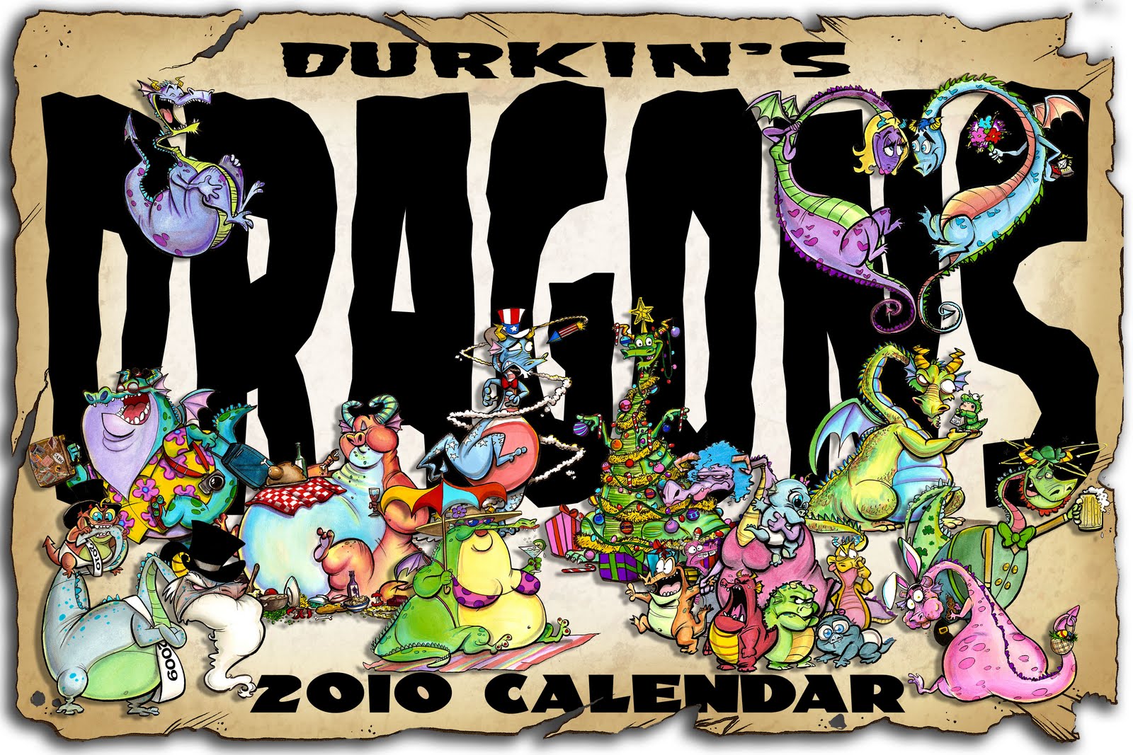 DURKINWORKS: Durkin's Dragons Calendar: Available Now!