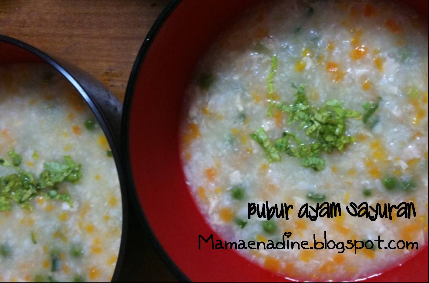 Mamaenadines Gallery Bubur Ayam Sayur