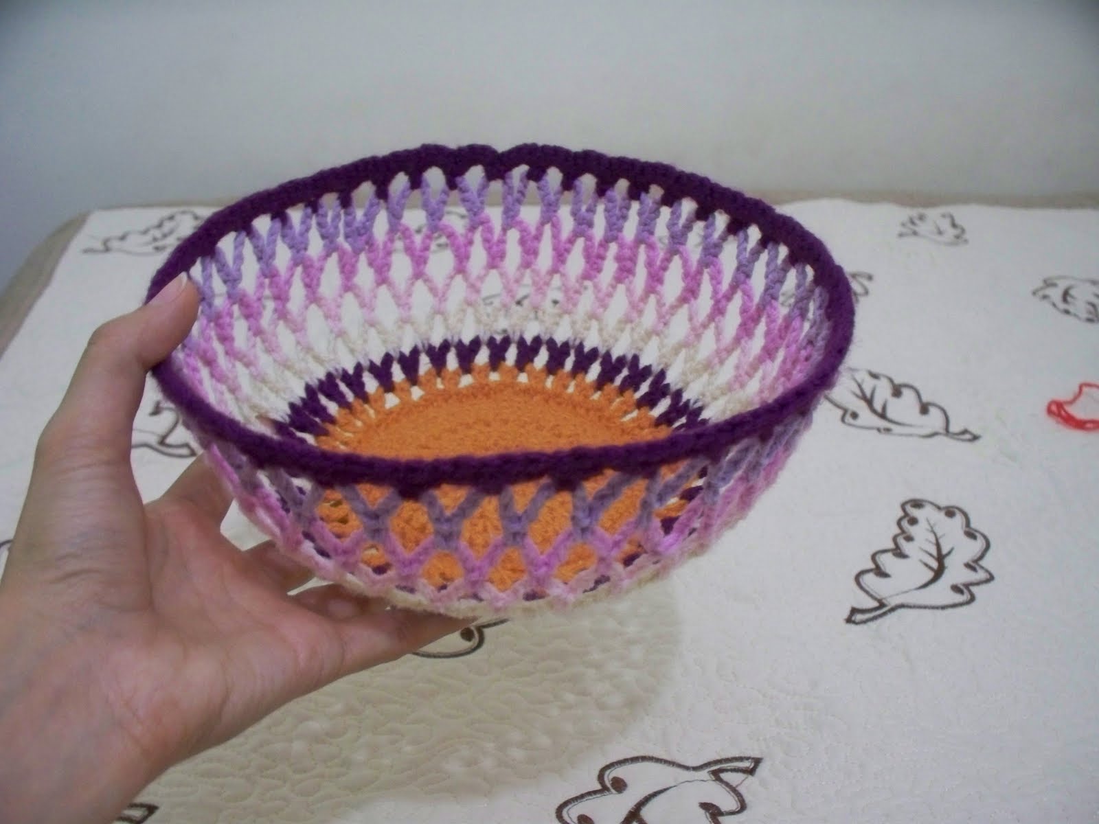 CROCHET MONIK HANDMADE: Cos crosetat 15 lei