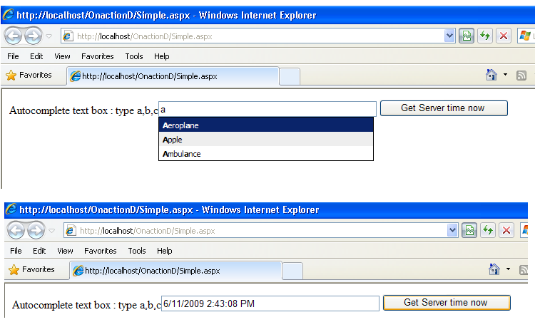 ASP.Net Nova: Simple Jquery Ajax : Server side Autocomplete and Server ...