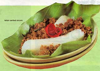 Ketan Sambal Oncom