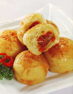 Roti Tahu Isi Saus Jamur