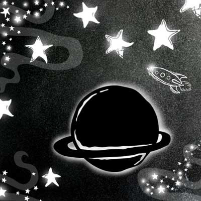 Kafe Design: Ornamen untuk Tema Angkasa Luar