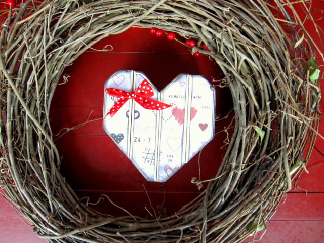 Under My Umbrella: Heart 101 - A 2x4 Tutorial