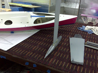 IOM sailboat build: Took keel/bulb out of the jig tonight