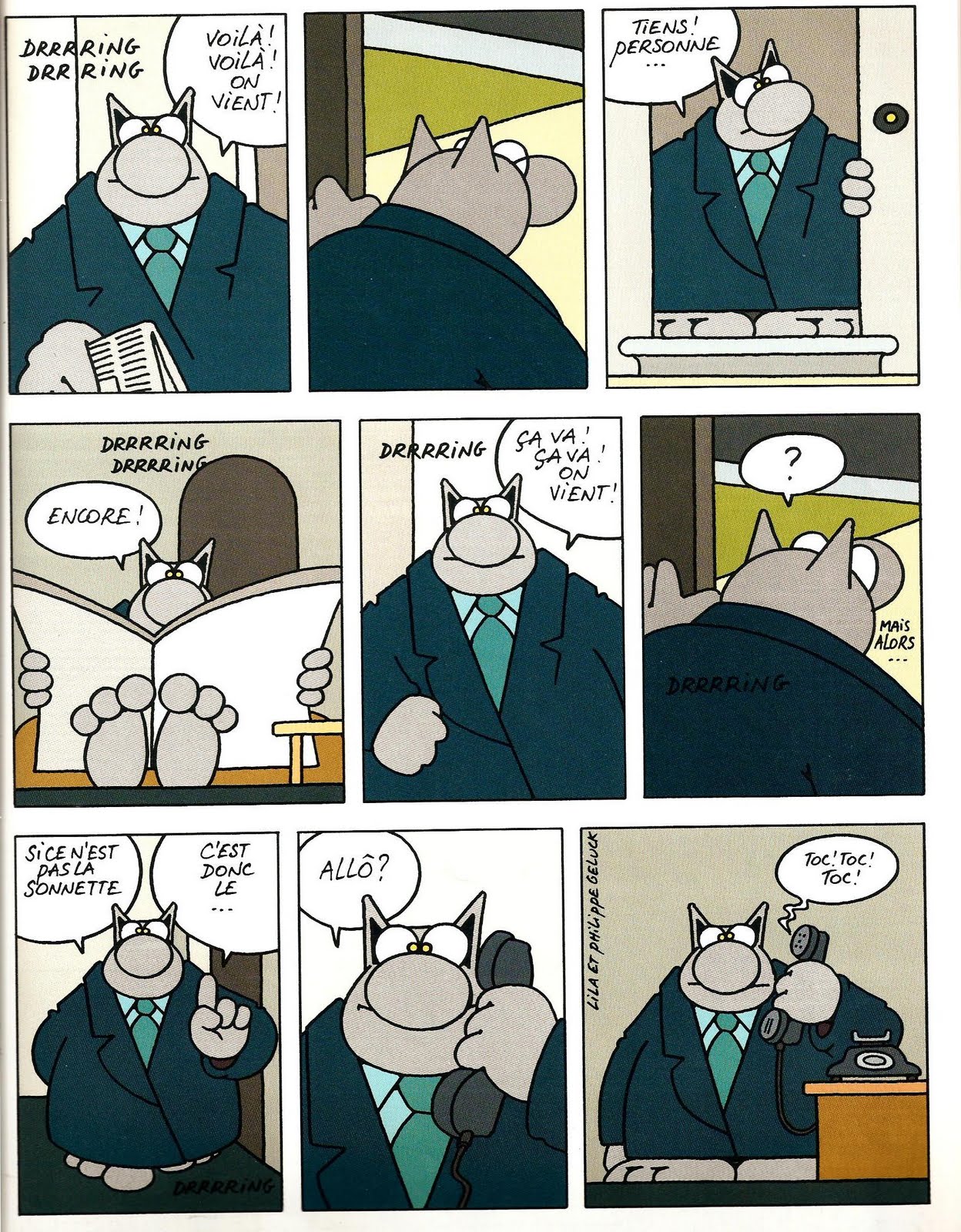 Sunday Comics Debt: Le Chat