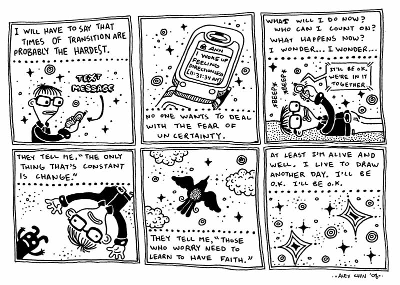 blar brain comics: Times of Transition