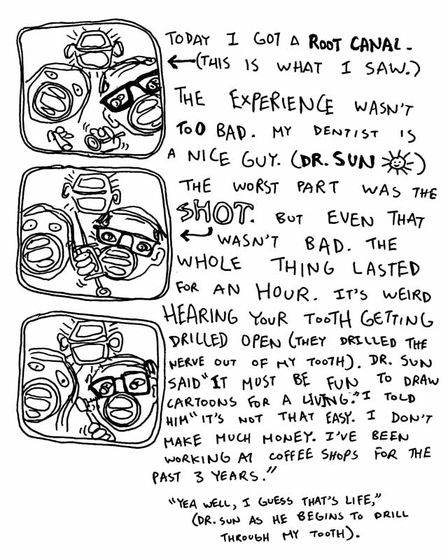 blar brain comics: Root Canal