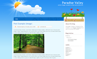 Blogger Buster: 101 Awesome Free Blogger Templates.