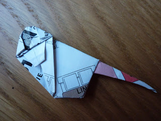 origami-addict: Le bébé singe