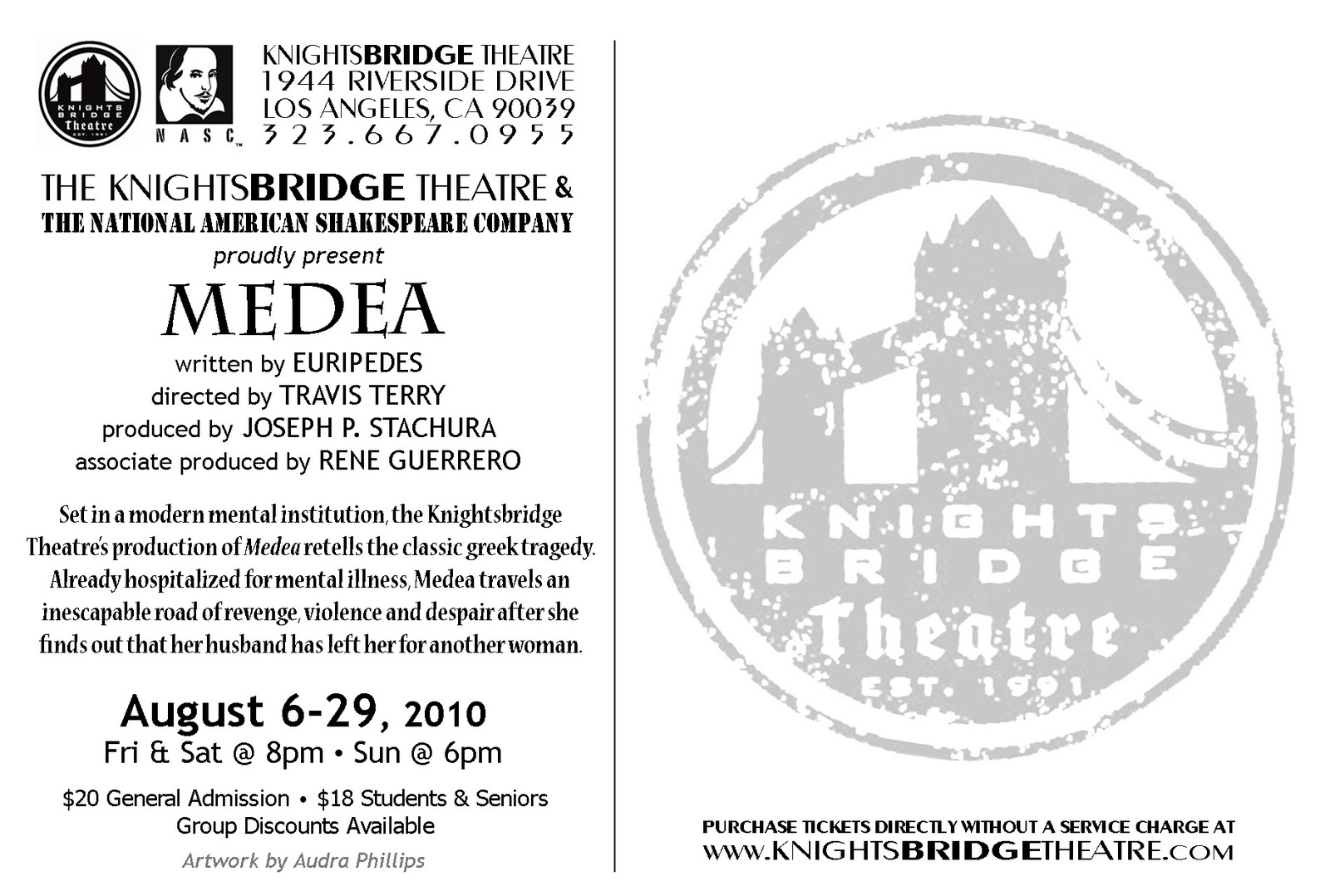 Dark Art from Audra Phillips: The MEDEA postcard