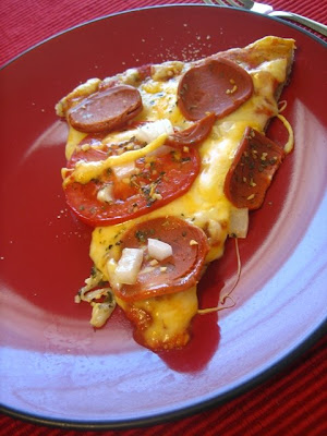 The Red Plate: Fake Pepperoni Pizza