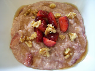 theworldaccordingtoeggface: Strawberry Oatmeal & Big Scary Guns