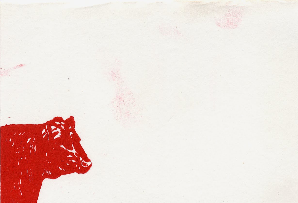 TEXT ART: Cow Head