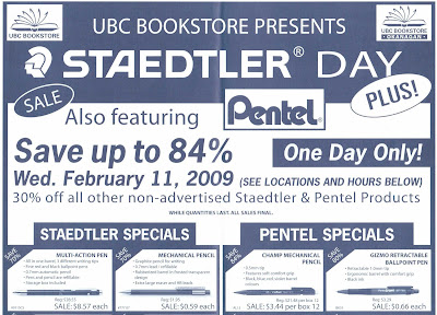 Be a smart Vancouverite!: UBC Bookstore Sale!