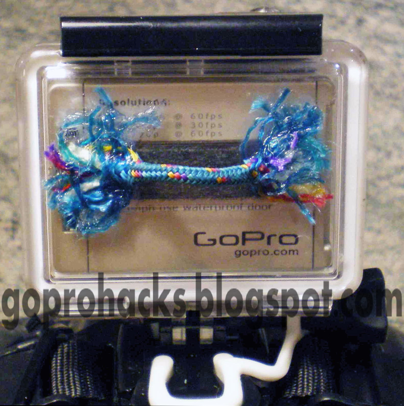 GoPro HD Cameras Hacks et astuces: mettre un leash sur le caisson ...