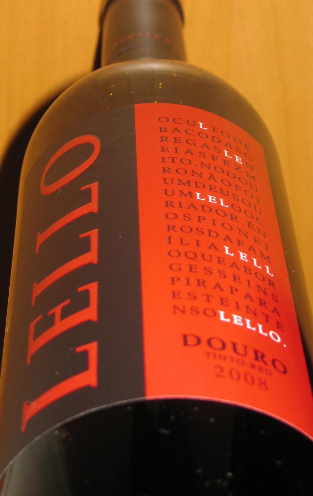 O Vinho em Folha: Lello 2008 (Tinto)