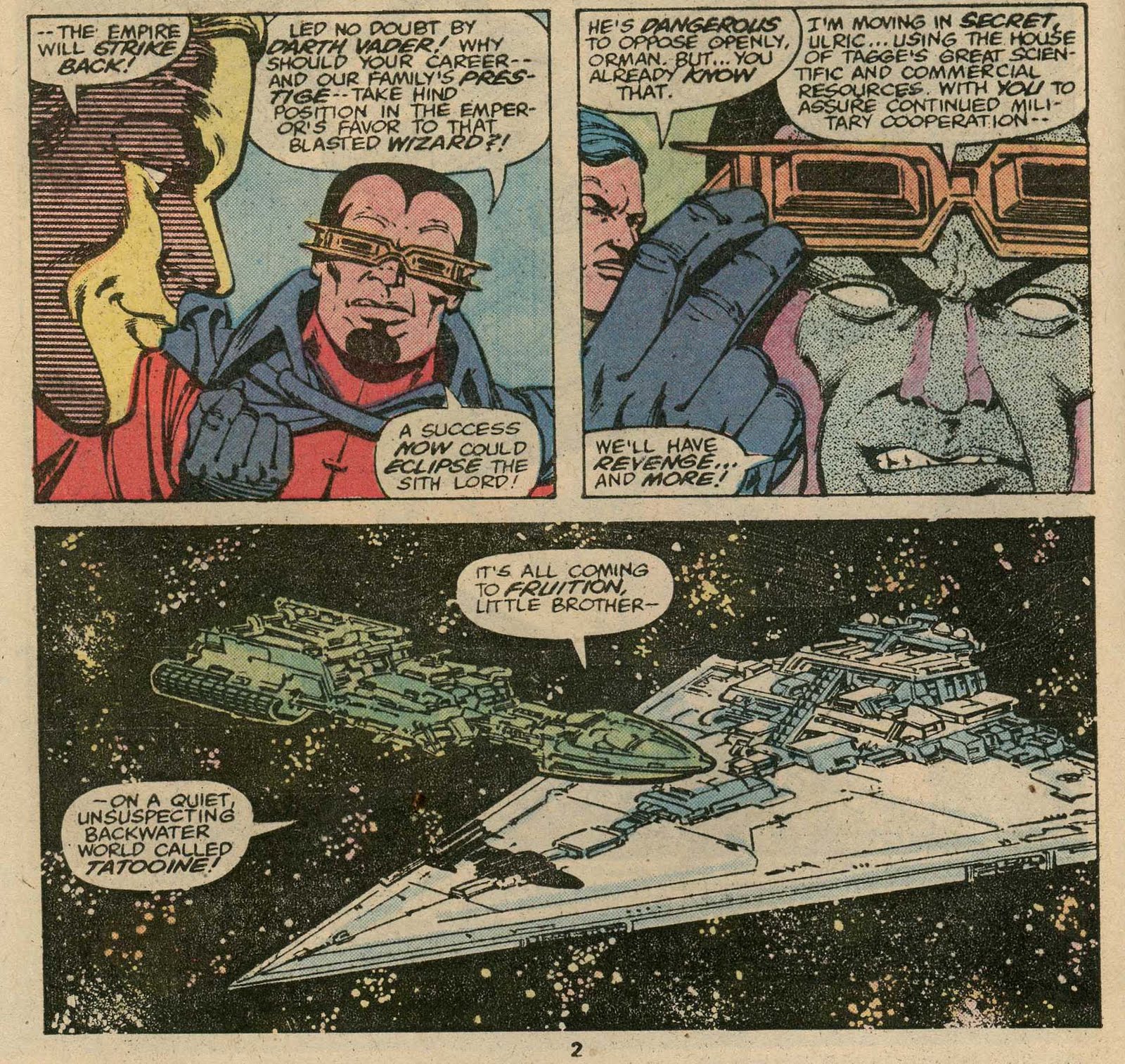 Star Wars - '77 - '80 Collector's Blog: 'The Tagge Saga' Marvel #31 - #34