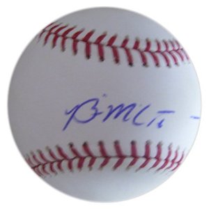 Autographed baseballs: MLB Atlanta Braves Brian McCann Autographed Baseball