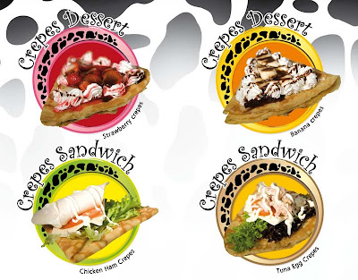 Friiz Flavors Snow Ice: Japanese Crepes Menu