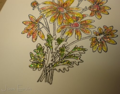 Stamping with a Passion!: Painting with Stickles