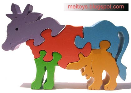 Puzzle Sapi Berdiri IDR 30 000 | LatifahToyS