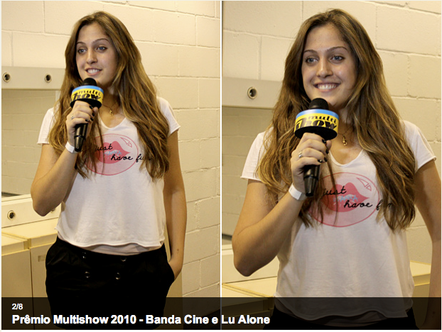 chouchou: Lu Alone e Chouchou No Premio Multishow!