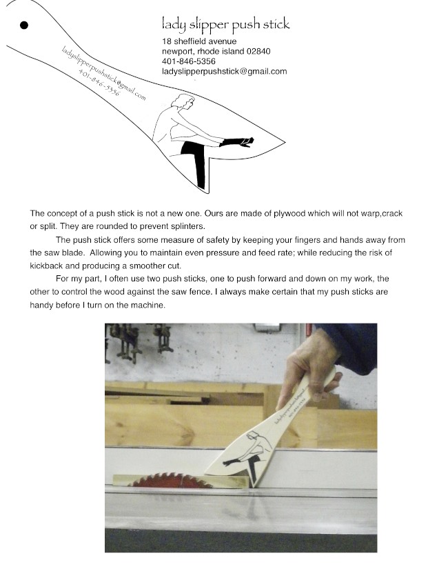 LADY SLIPPER PUSH STICK