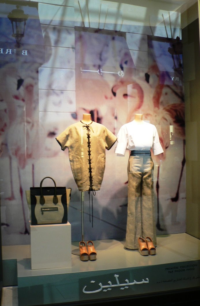 FER LES BOUTIQUES: CELINE Window displays Dubai