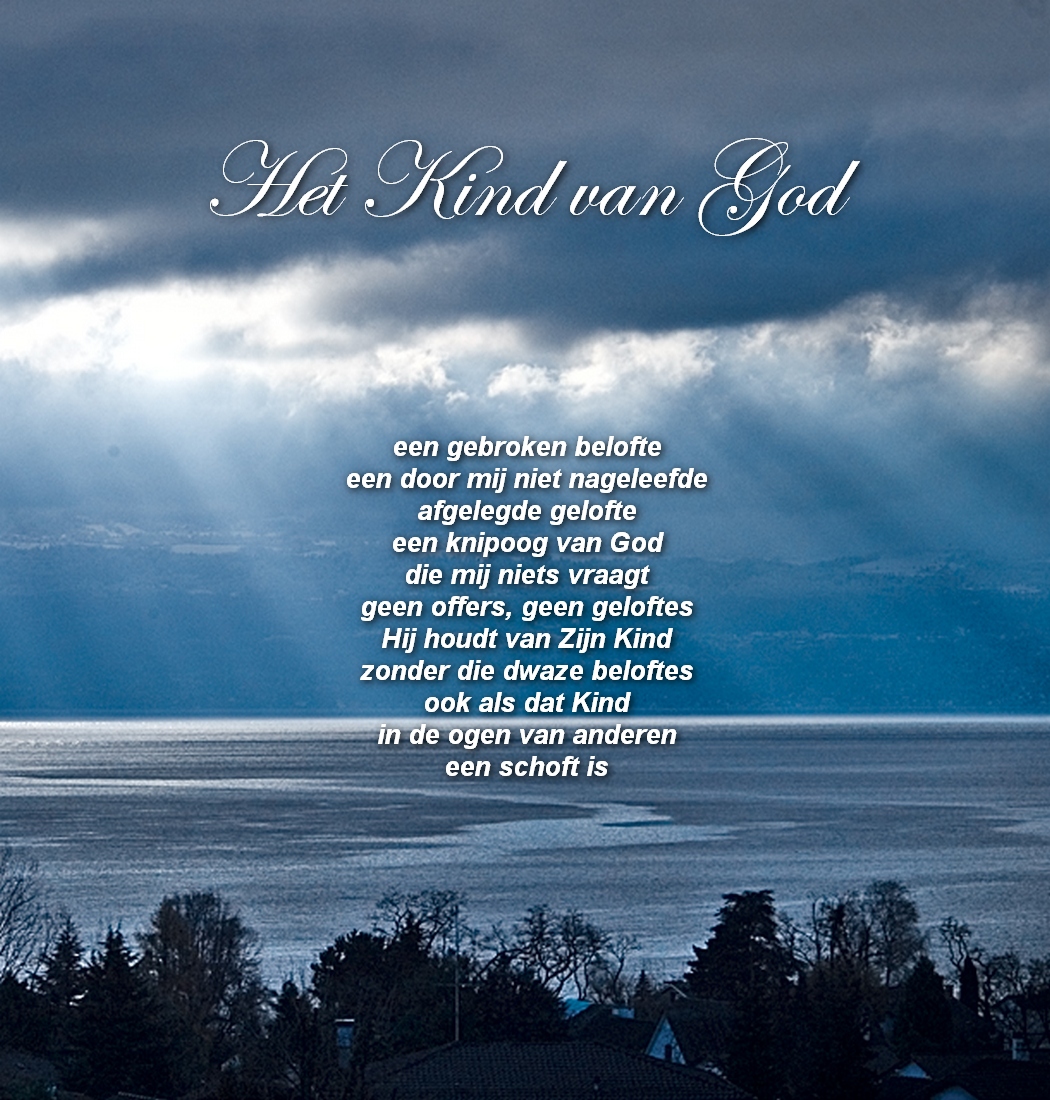 Gedichten in beeld...: Het Kind van God