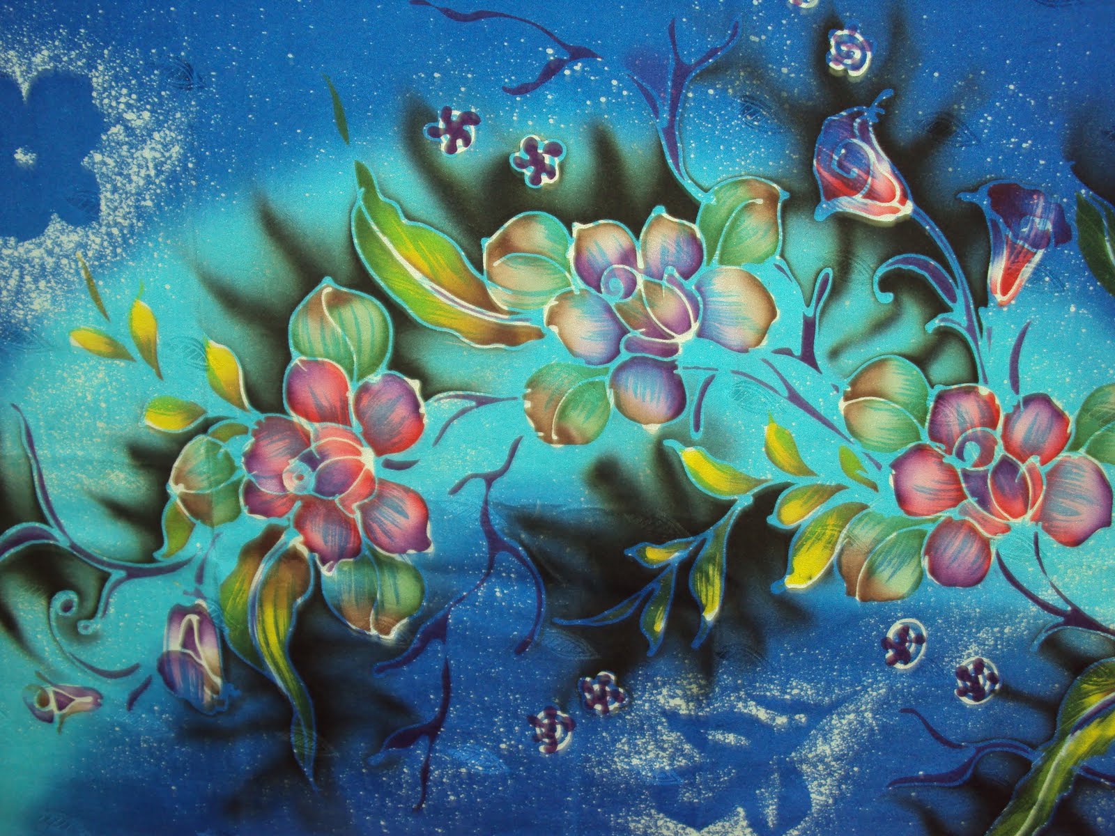 35+ Batik Motif Bunga Orkid, Yang Indah!