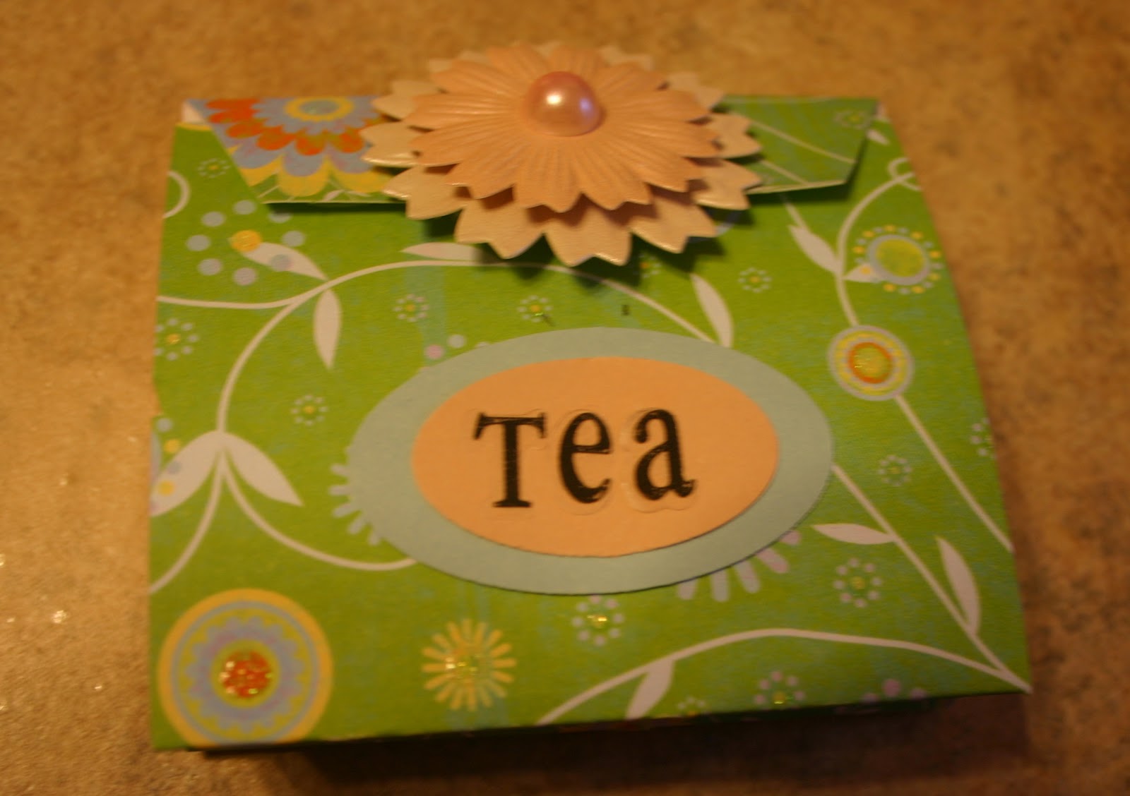 The Cheerful Stamp Pad: Tea Bag Template