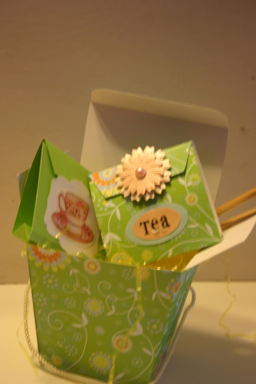 The Cheerful Stamp Pad: Tea Bag Template
