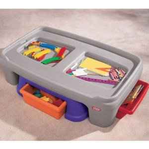big save!: little tikes easy adjust play table,6 months used.$30