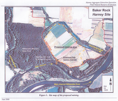 Save Grand Island Oregon: ....Gravel Pit Site....