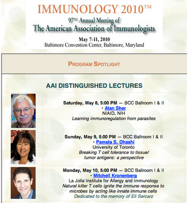 SBlogI: Distinguished Lecture de Alan Sher no Congresso da AAI.