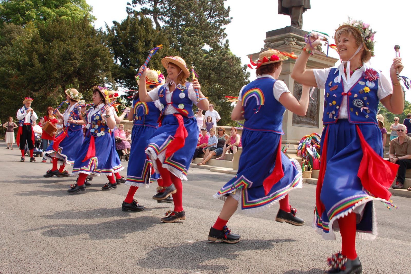 Bradford, My Town: Morris Dancers at Roberts Park Saltaire
