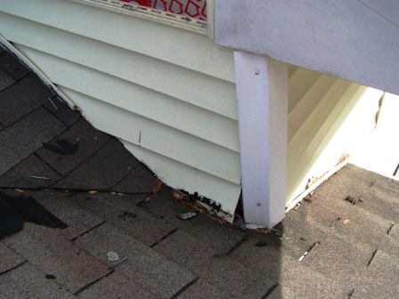 Ramelli Building & Remodeling Blog: Roof Replacement - Cheek Wall