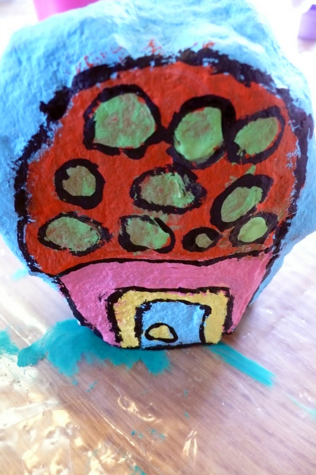 Art Food AND Motherhood: Recycled Art for Kids: Painted Rocks Project ...