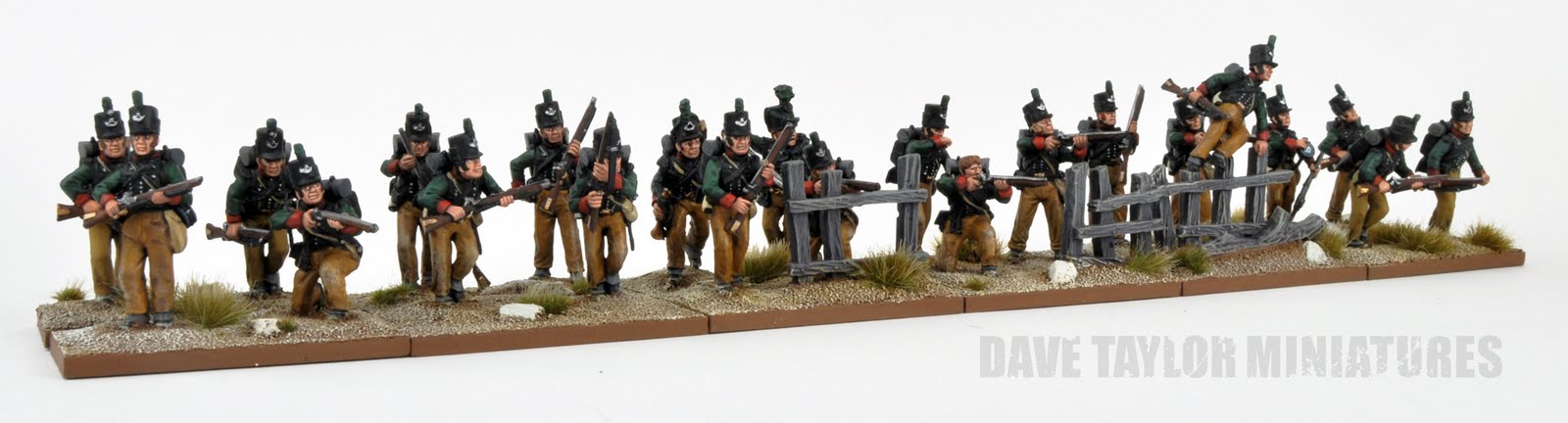 davetaylorminiatures: The 60th Regiment of Foot (Royal American Rifles)