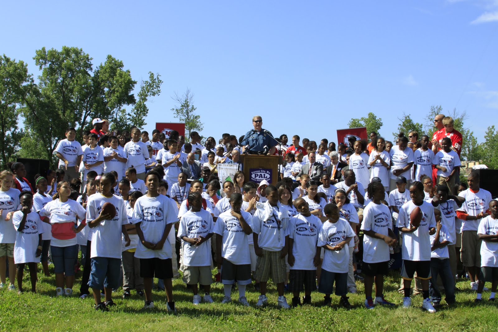 KCPD Chief: Police Athletic League to receive grant for NFL-sized ...