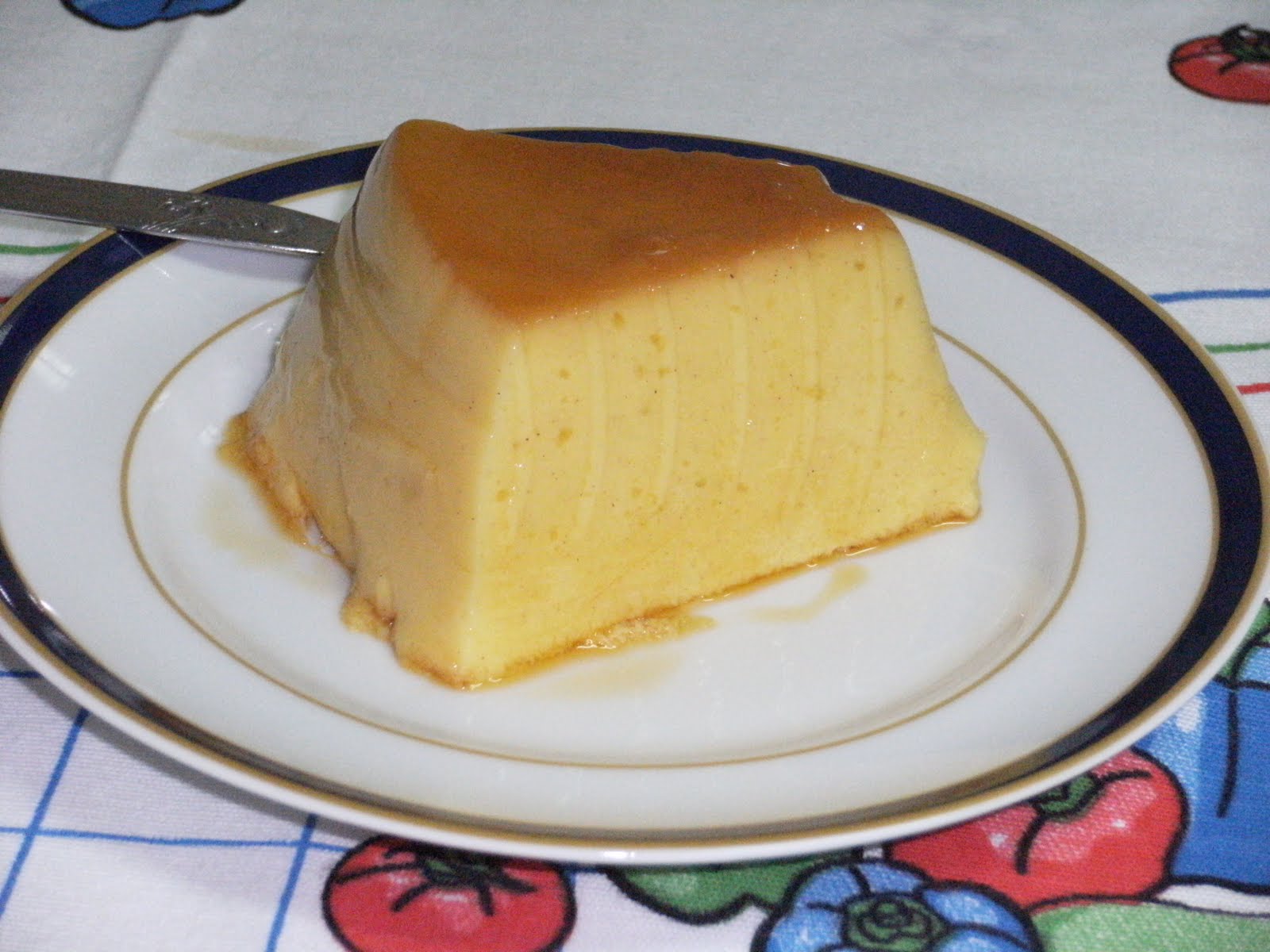 Kika Gula: Pudim flan com cuajada e canela- passatempo da Andreia