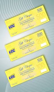 Bicol Guide: A Perfect Gift: LCC Gift Cheques