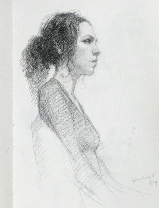 Art of Simon Cowell: Some in pencil.