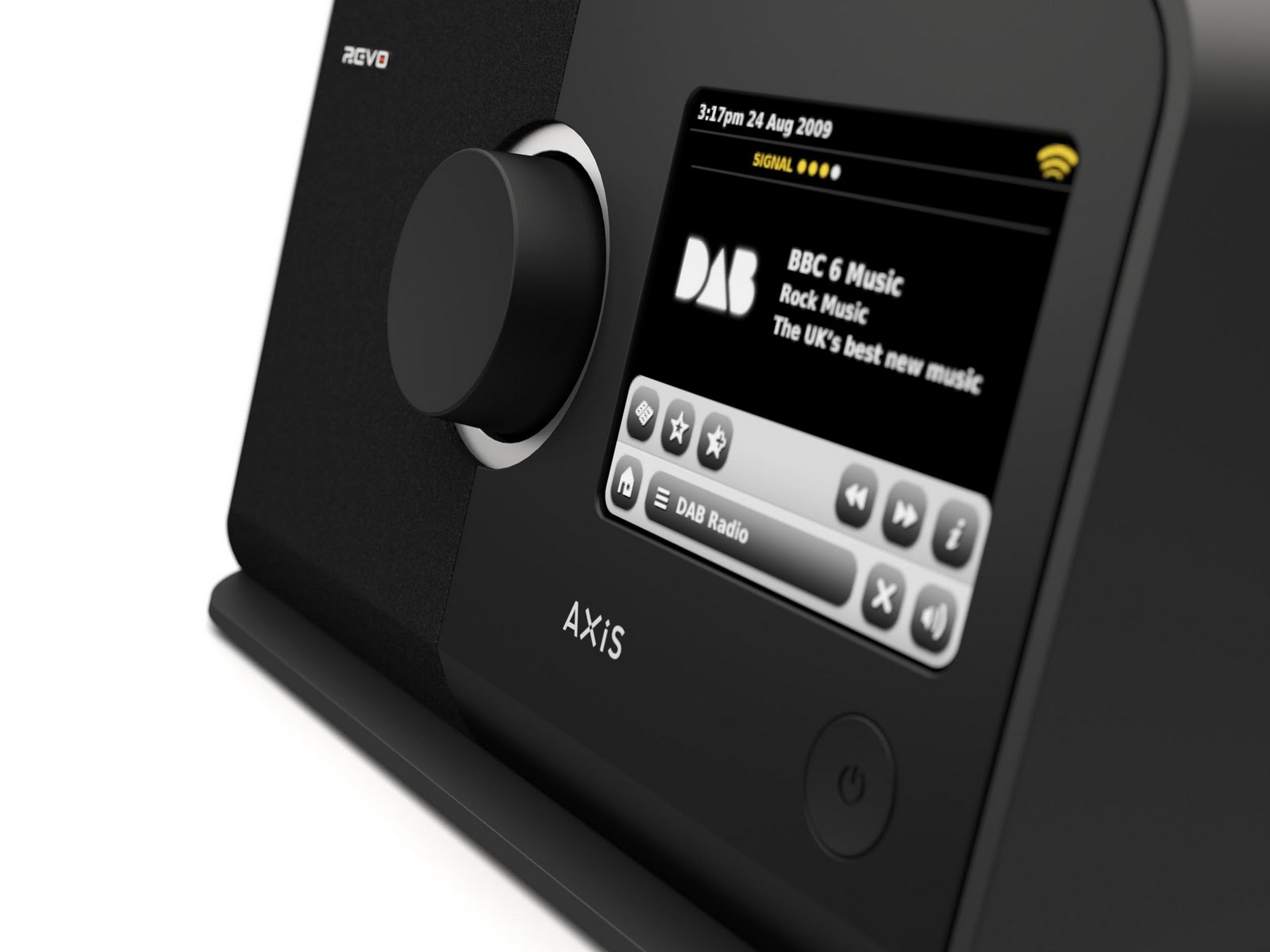 Radiopassioni: Revo AXiS: FM/DAB/Internet/iPod, con touchscreen